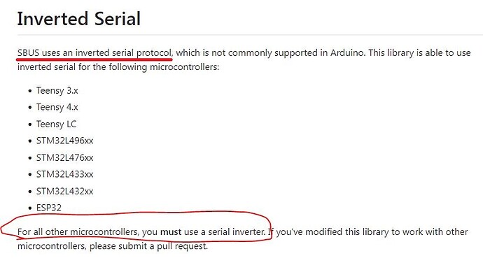 Robotics, need help with Bolder sbus code - Page 2 - Robotics - Arduino Forum