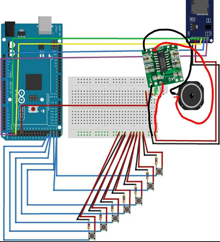 Duda de circuito con módulo amplificador - Hardware - Arduino Forum