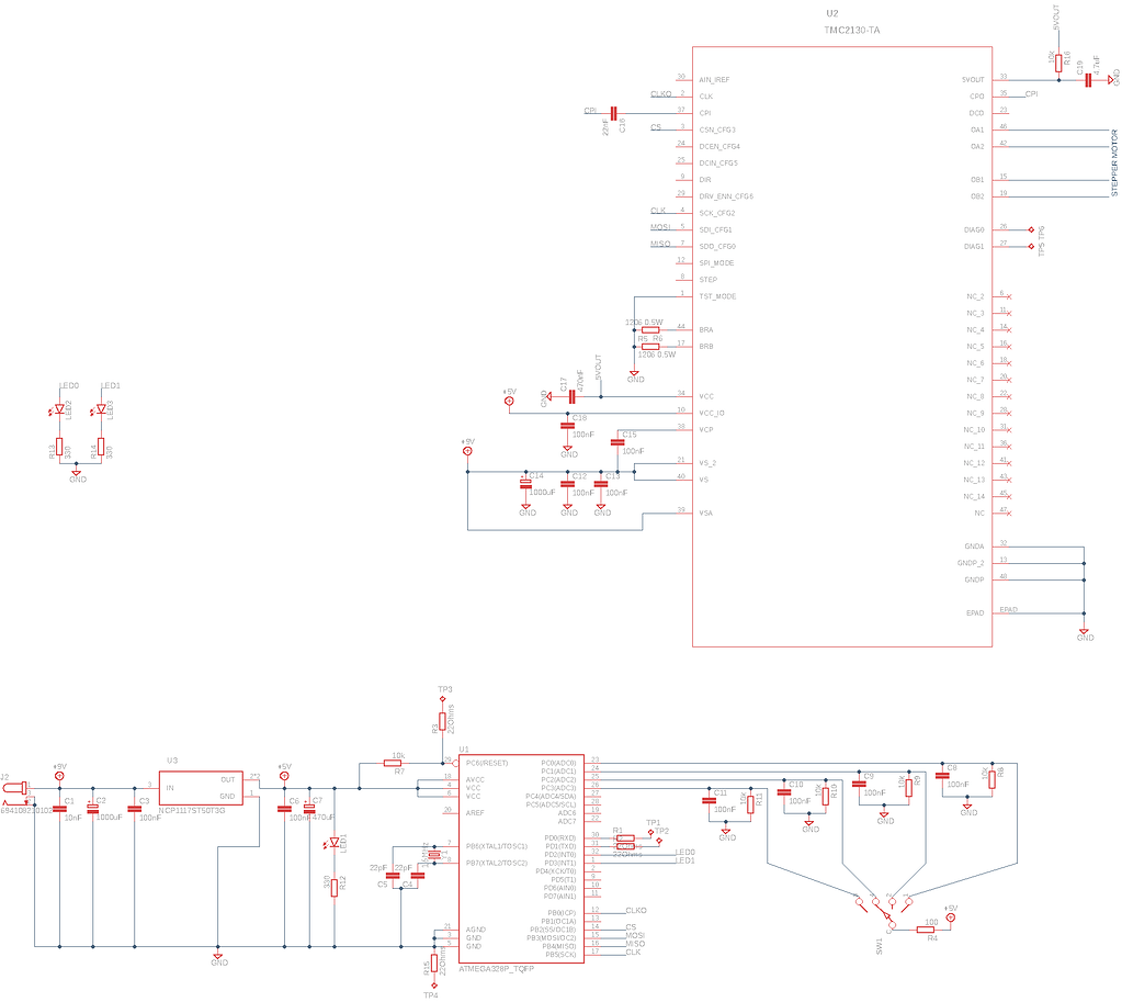 [feedback Review] Schematic Atmega328p Tmc2130 Steppermotor General Guidance Arduino Forum