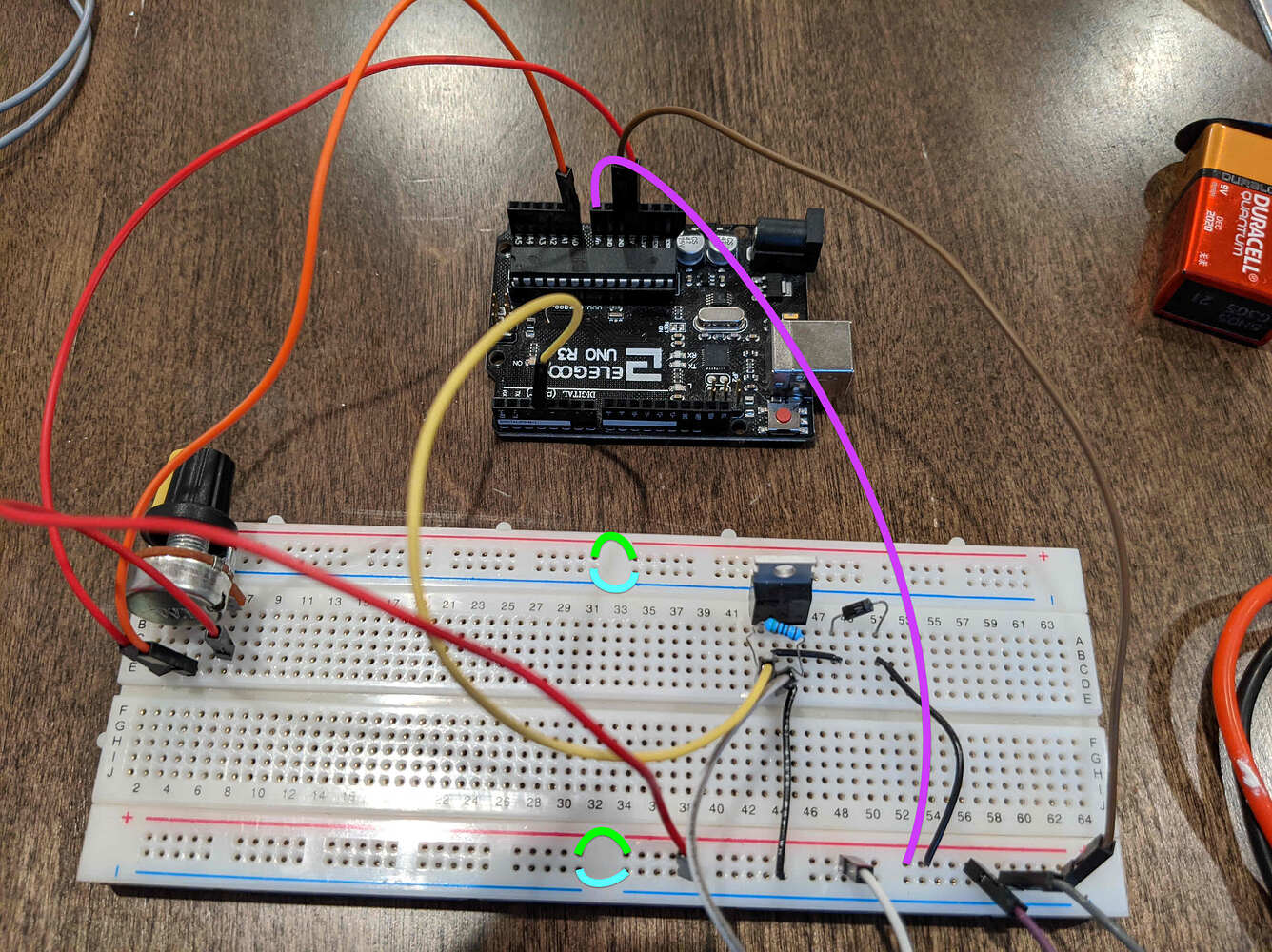 How to power Motor and Arduino with single power source - Motors ...