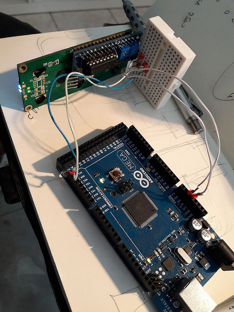 2x16 LCD with I2C backboard - Displays - Arduino Forum