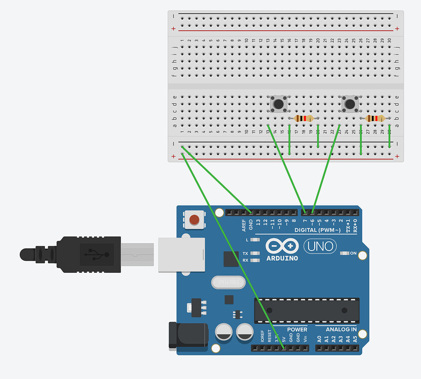 Zwei Taster für ein Motor - Deutsch - Arduino Forum