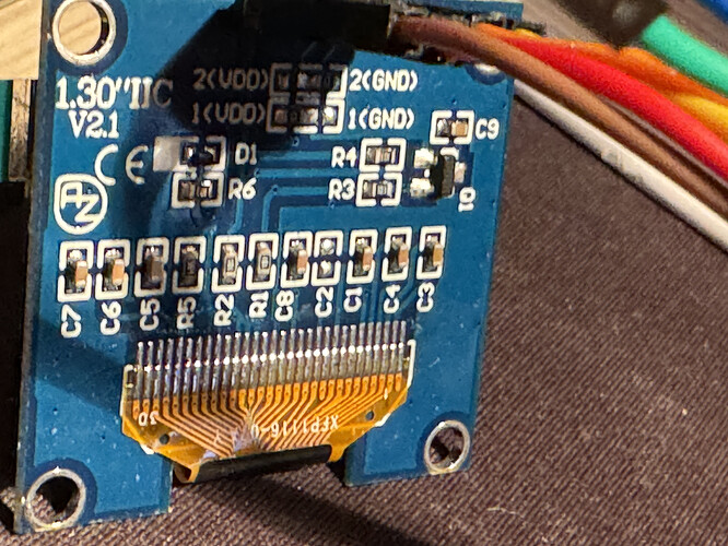 Oled 1.3" SH1106 from AZ Delivery and Nano. No connection - Displays ...