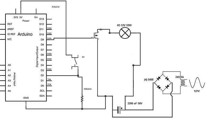 Halogen Bulb Pwm 12v 55w General Guidance Arduino Forum