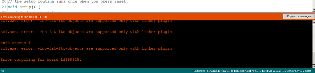 LGT8F32P upload error - Uploading - Arduino Forum