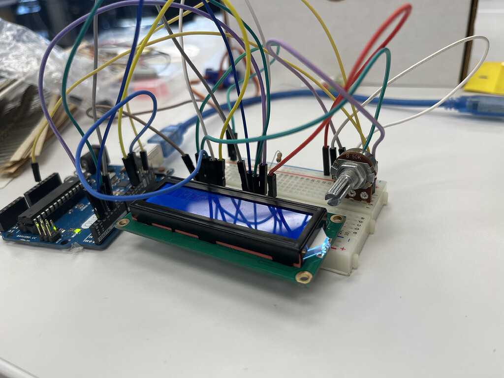 LCD light is on but no words are displayed - Displays - Arduino Forum