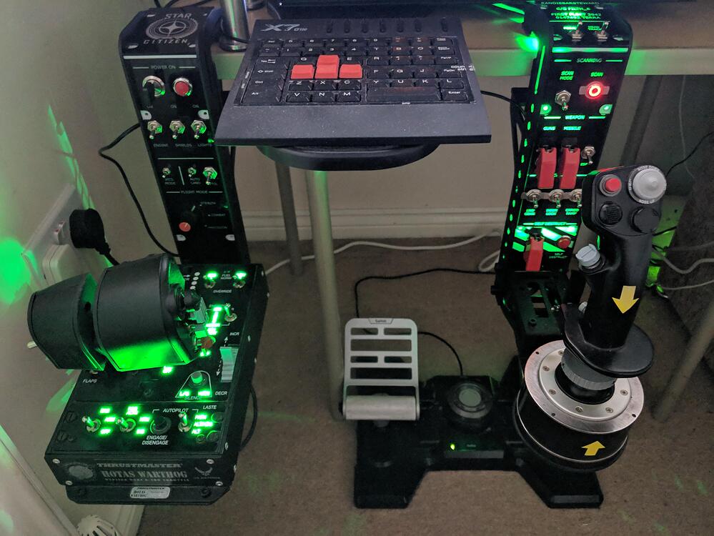 HID Usage tables that allow for many buttons, axis, and toggle controls ...