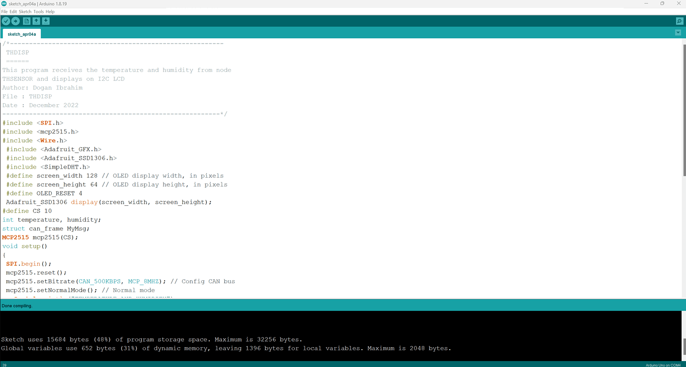 I wanna switch the i2c lcd 16*2 with an oled i2c 0.96 in the code - Programming Questions ...