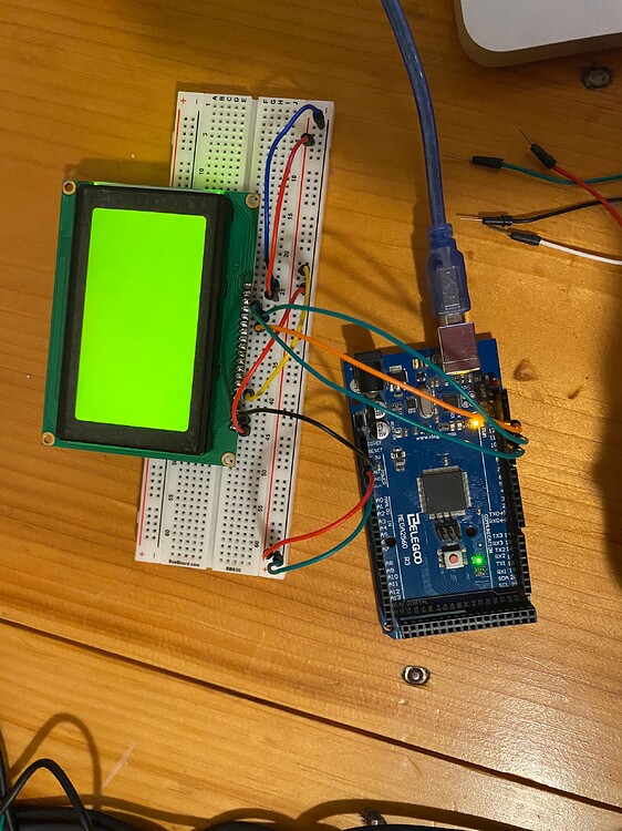 ST7920 Graphical LCD not Working - Displays - Arduino Forum