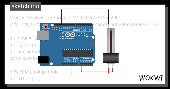How to cancel out a log curve - Programming - Arduino Forum