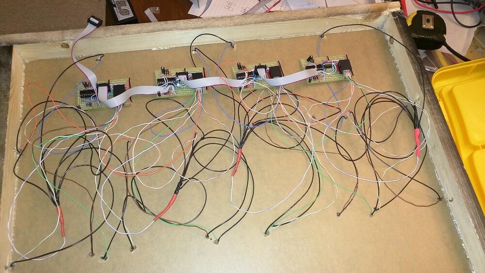 Scoreboard project: Random segments lighting up - General Electronics ...
