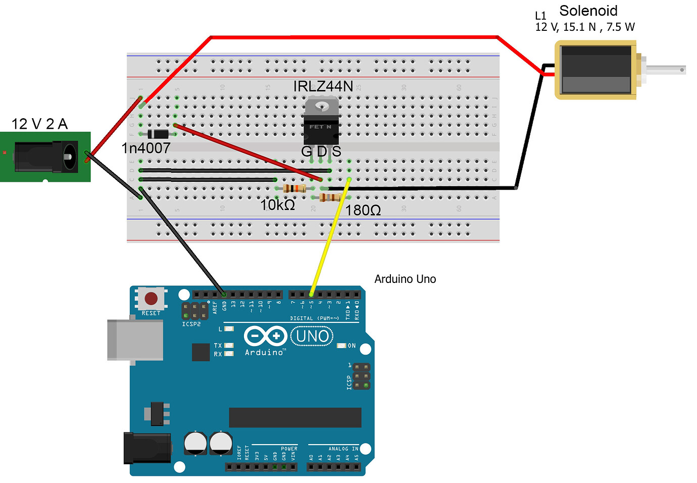 Wiring For A 12 V Solenoid Project Guidance Arduino Forum 