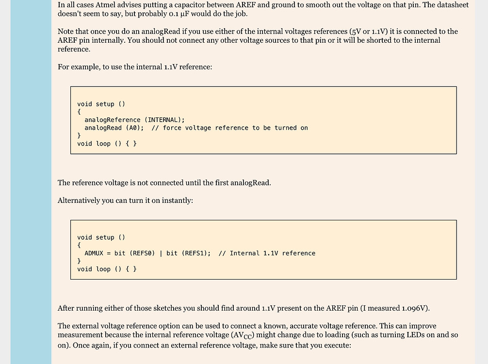 Reading voltage with a mV resolution - General Guidance - Arduino Forum