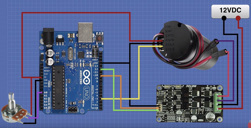 DC Motor Angle Control with H-bridge and Arduino - General Guidance ...