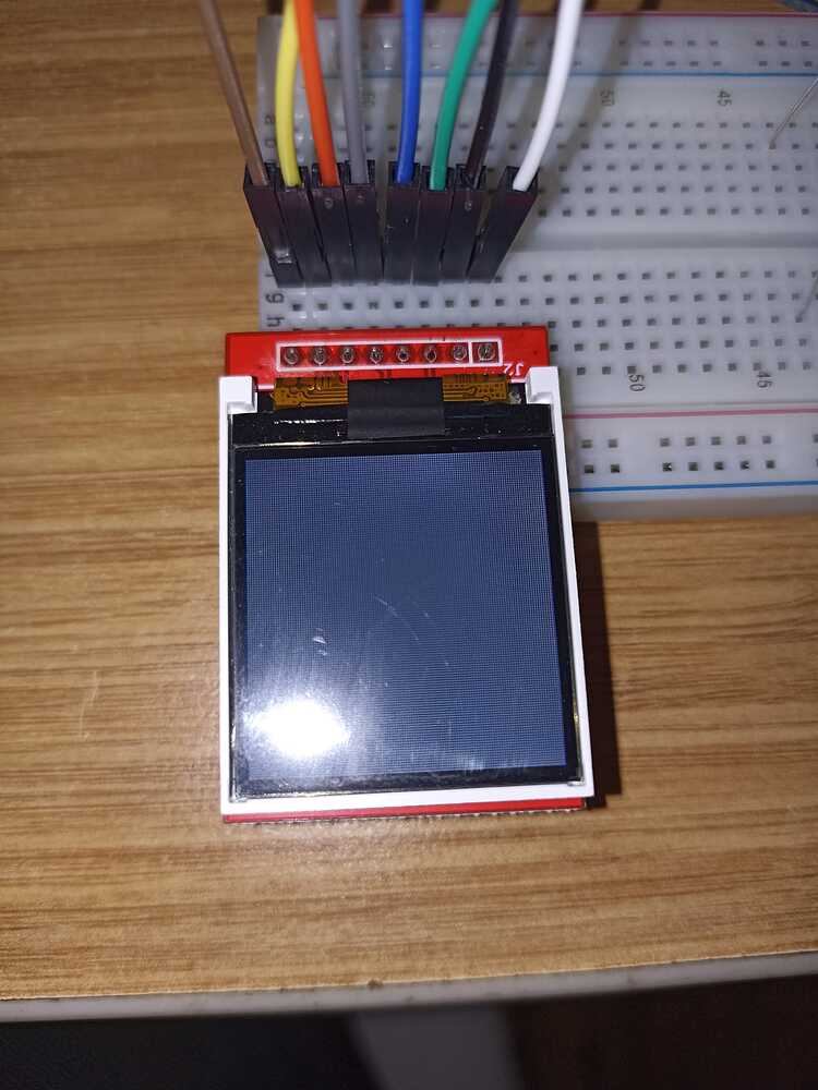 ST7735S TFT OLED Display Only Shows White Screen - Displays - Arduino Forum