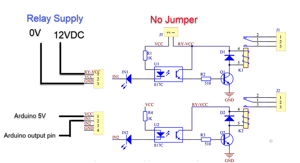 Driving a 5v relay with a Nano - LEDs switching but relay itself doesnt - General Electronics ...