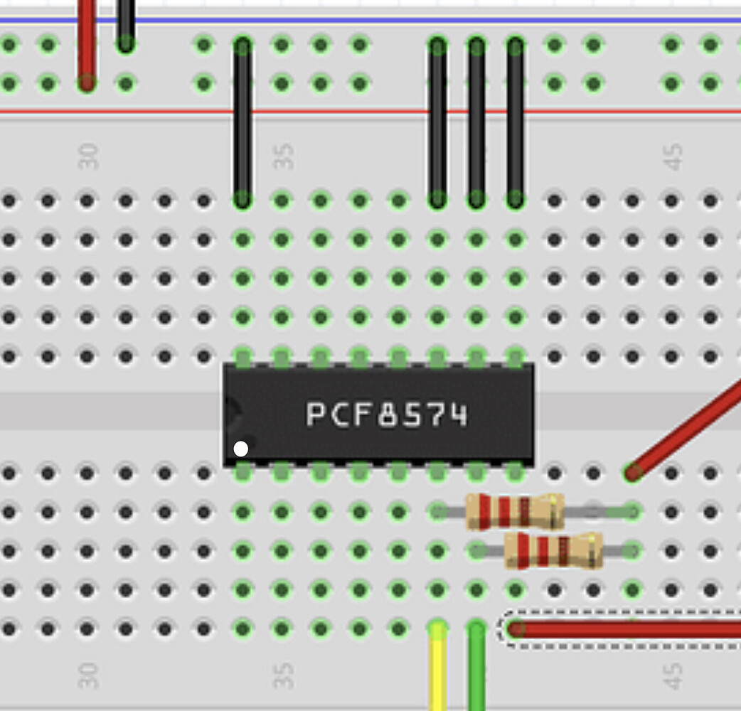 I2C Scanner not detecting address of PCF8574N GPIO Pin Expander Chip - Networking, Protocols ...