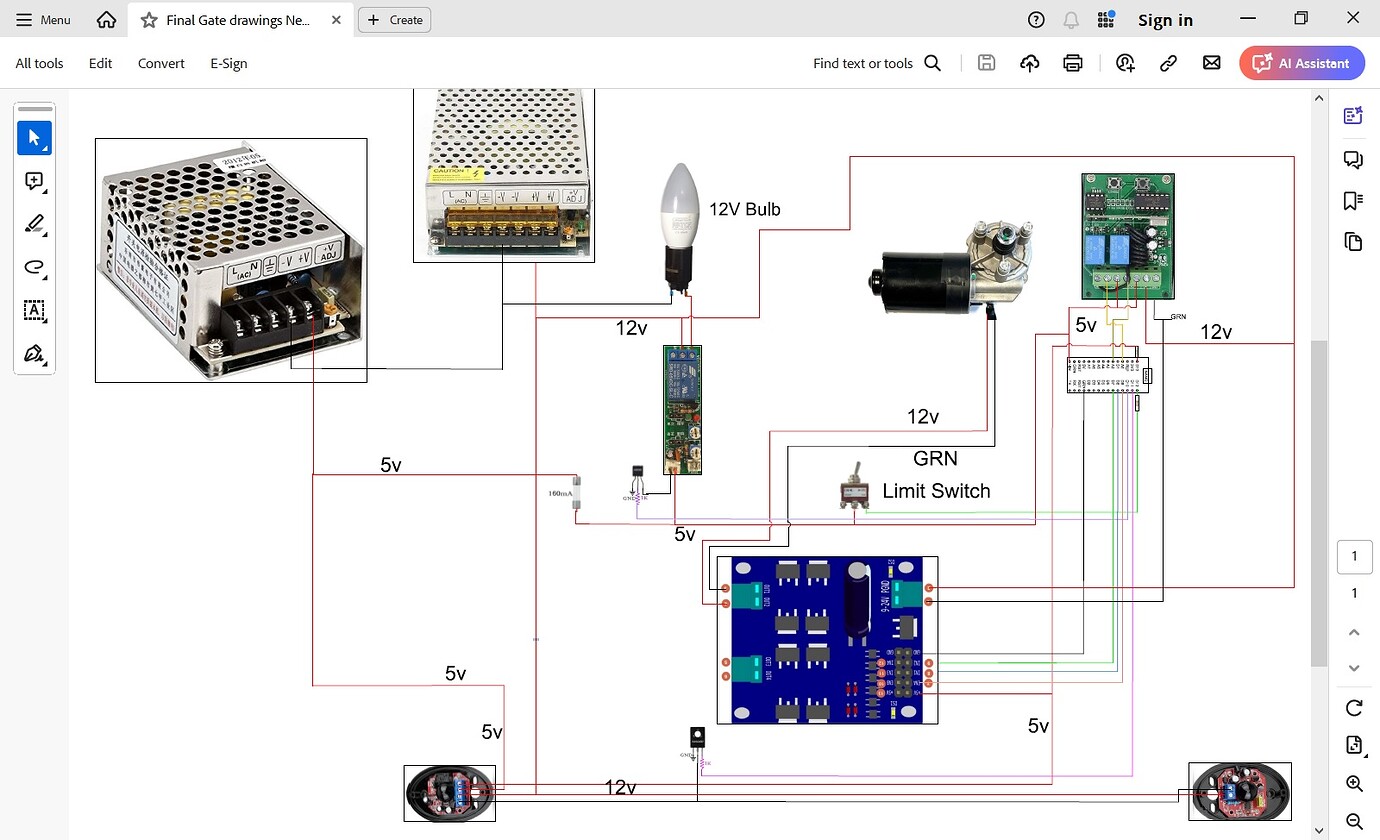 Electric Gate Code DC Motor Variable speed - Motors, Mechanics, Power ...