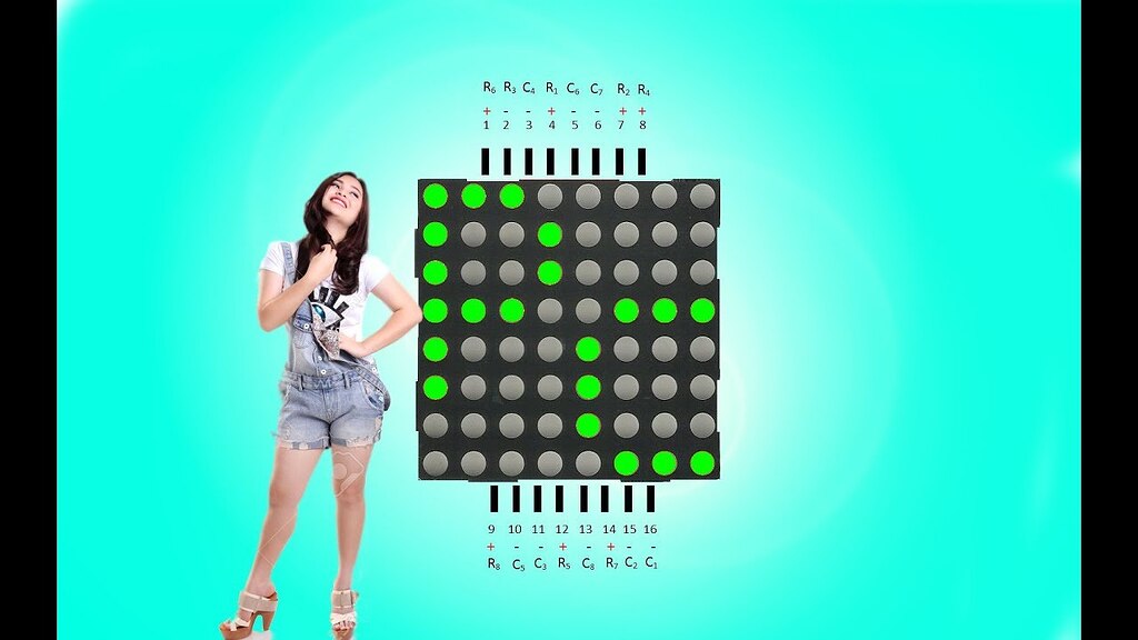 Controlling 8x8 LED Matrix with MAX 7219 - LEDs and Multiplexing ...