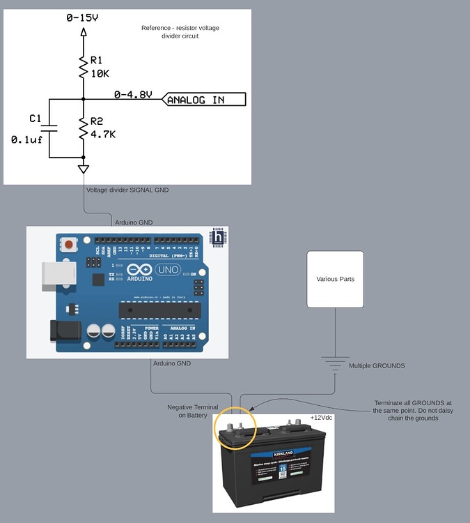How to Use a 12v Battery to Power an Arduino Uno and 2-12v Lights ...