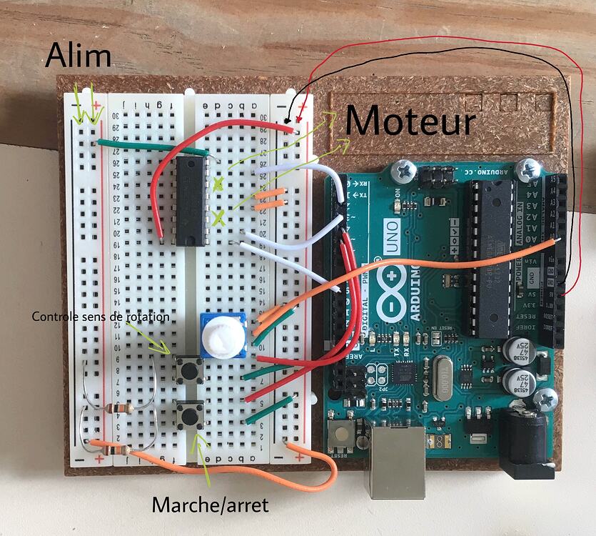 automatiser rotation moteur cc - Français - Arduino Forum