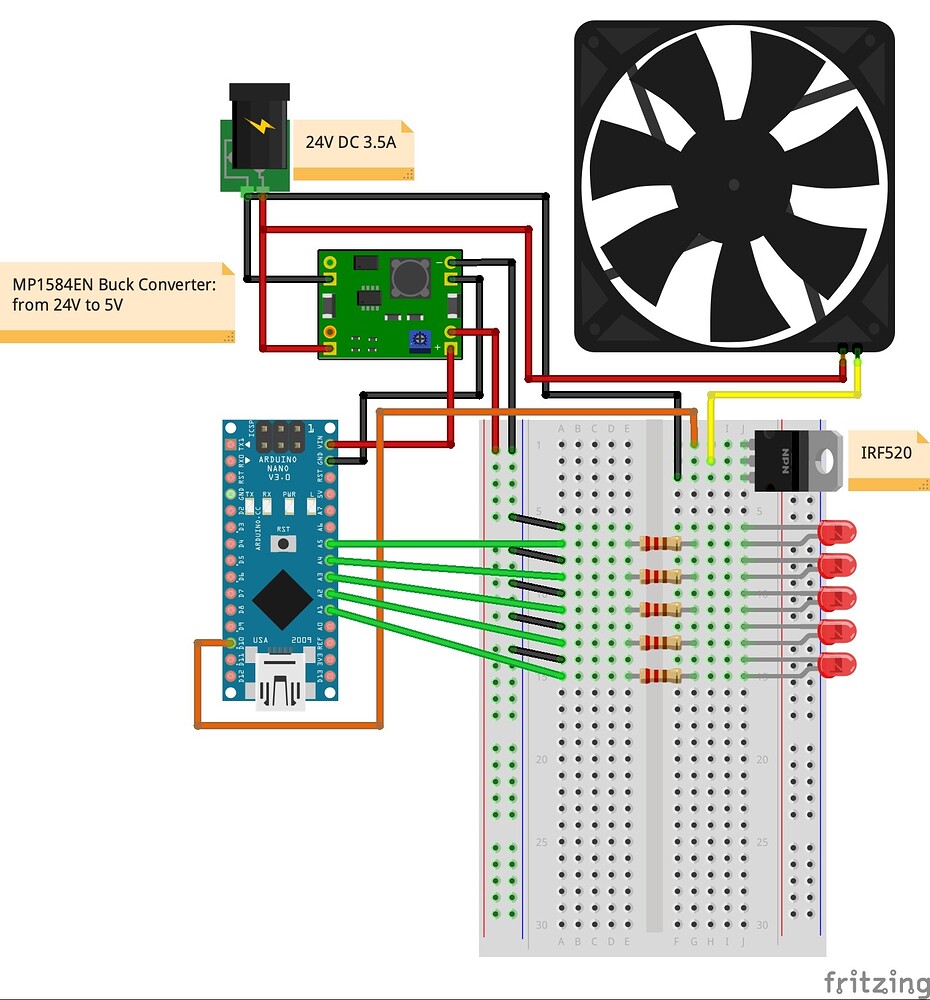 Controlling 24V Fans with Arduino Nano - Project Guidance - Arduino Forum