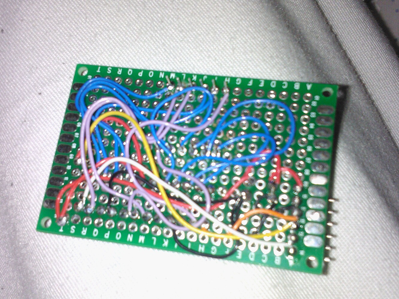 How To Solder On A Perfboard General Electronics Arduino Forum
