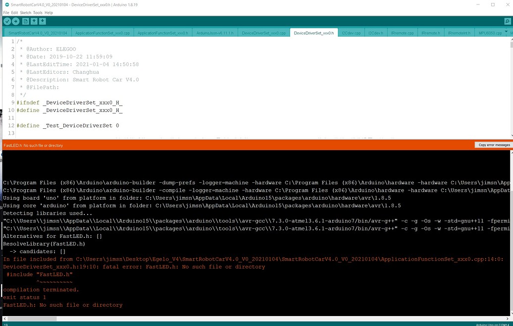 Another Pre-compiler can't find, or install custom library issue ...