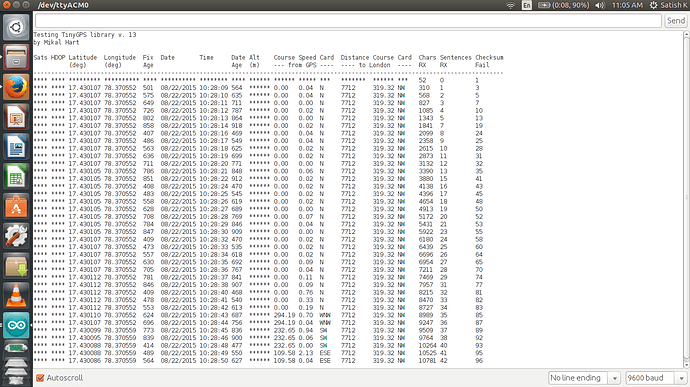 GY-GPS6MV2 Altitude - Programming Questions - Arduino Forum