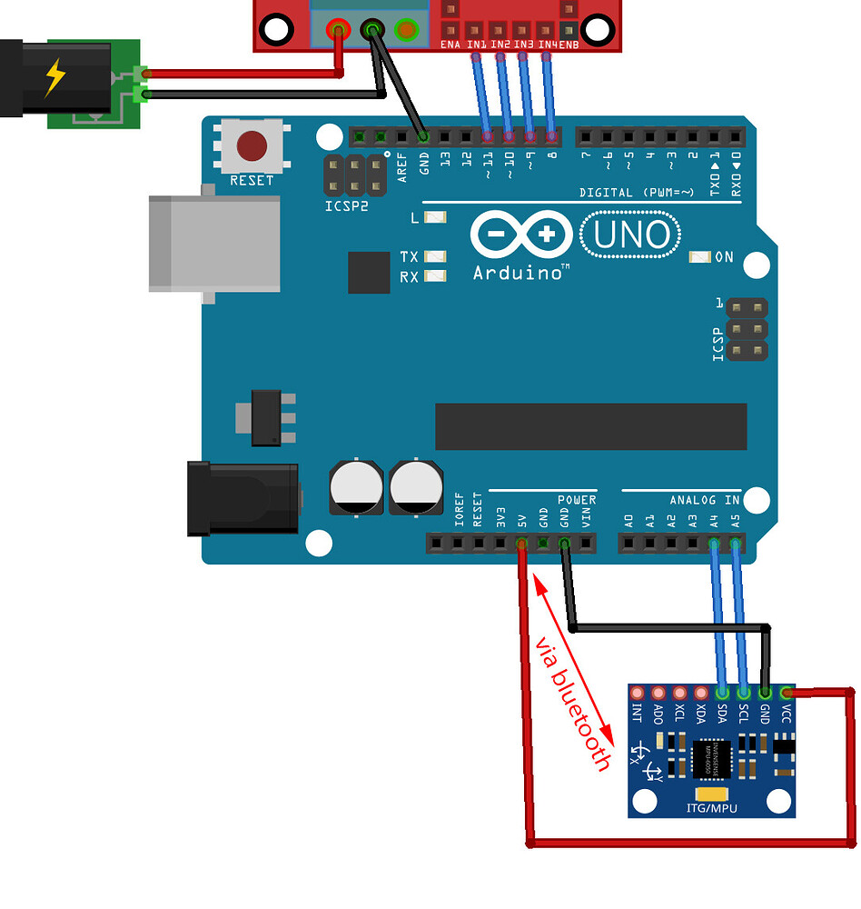 Gyroscope/Accelerometer + Bluetooth - General Guidance - Arduino Forum