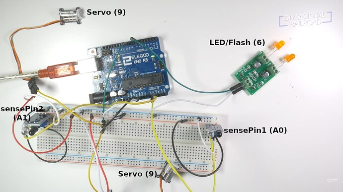 Railroad Crossing Gate issue - Programming - Arduino Forum