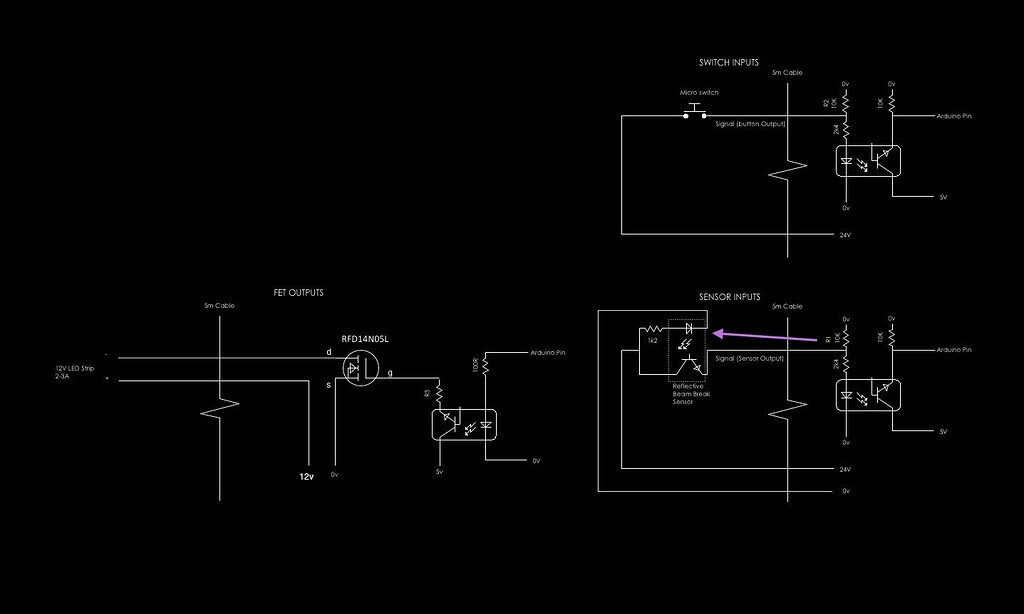 Isolated Inputs and Outputs for Marble run - General Guidance - Arduino Forum