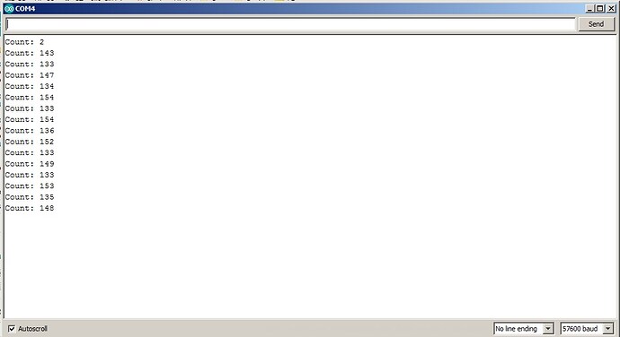 Using linear actuator relative encoder with interrupts to map position ...