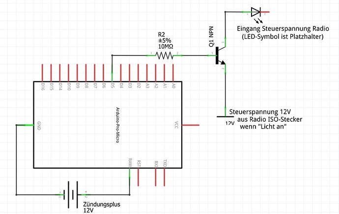 12V via Transistor schalten - Deutsch - Arduino Forum