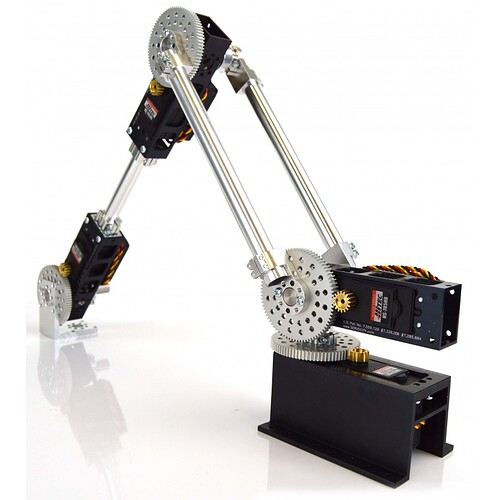 Robot Arm, basic servo joint parts and concept (or design) - Motors ...