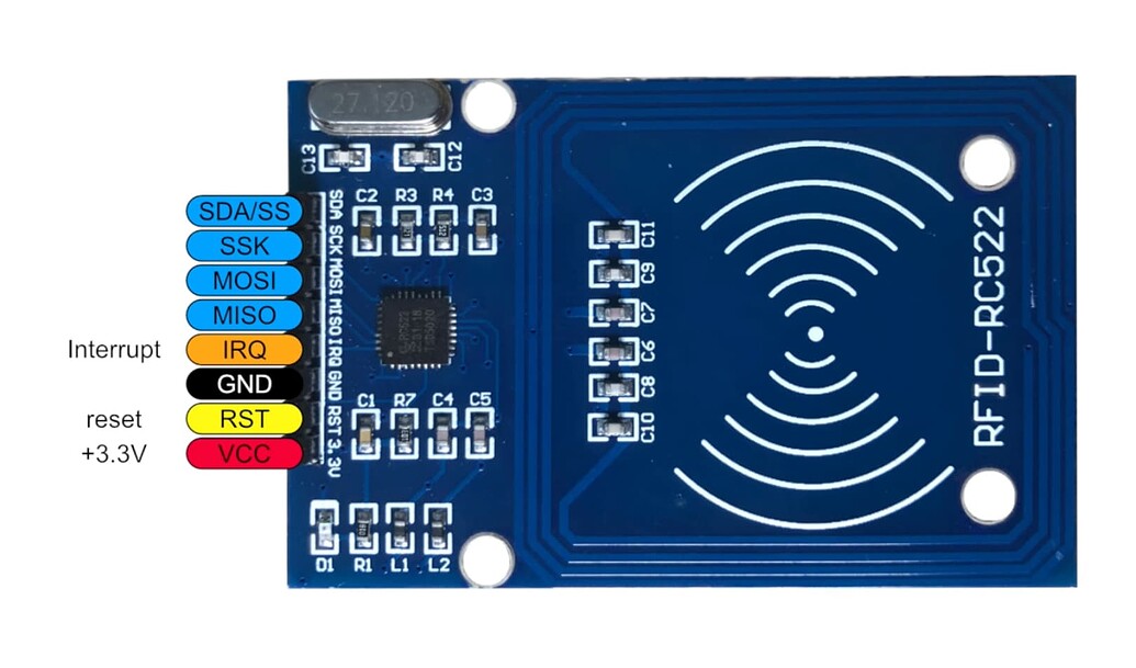 Connecting RC522 to ESP32-S3 - General Electronics - Arduino Forum