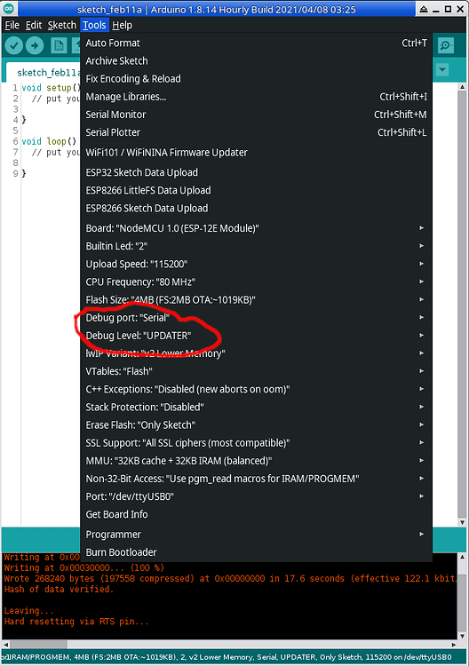 ESP12 mini V2 Timed out waiting for packed headers - Uploading - Arduino Forum