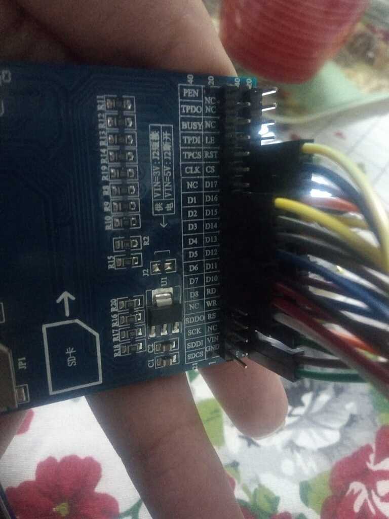 connect tft touch screen 3.2 inch to arduino mega without shield wih ...