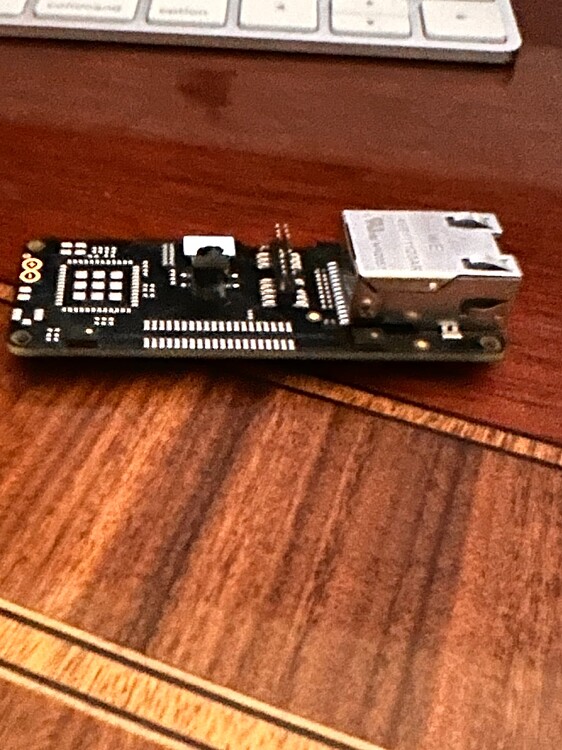 Arduino Portenta Vision Ethernet Sheild Camera came off slightly ...