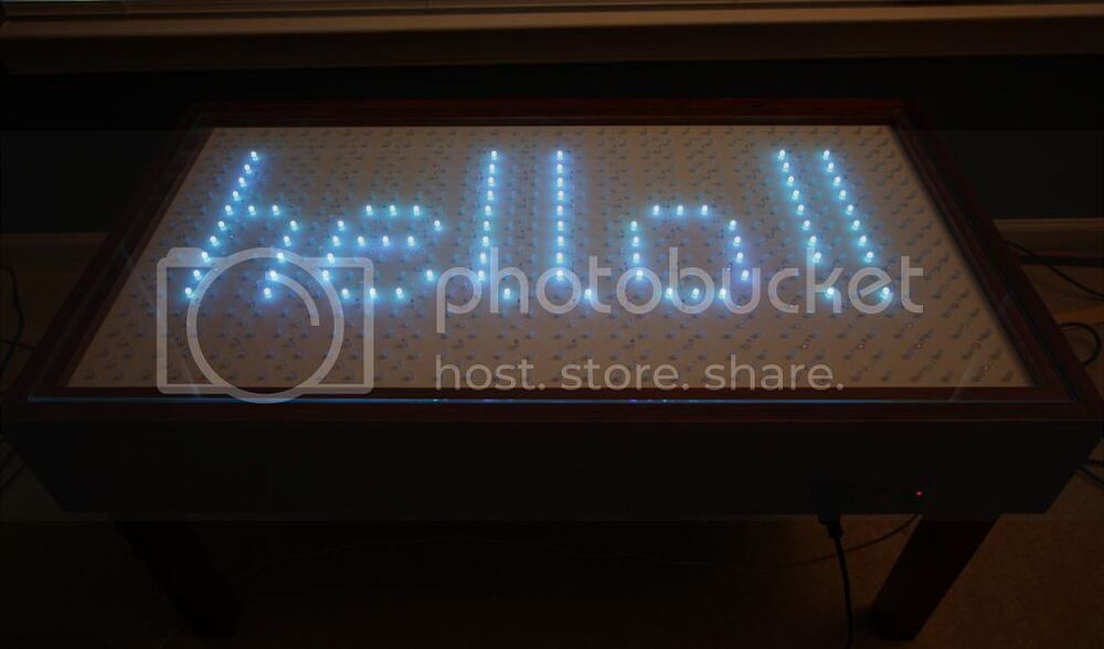 Interactive LED table with proximity detection - Showcase - Arduino Forum