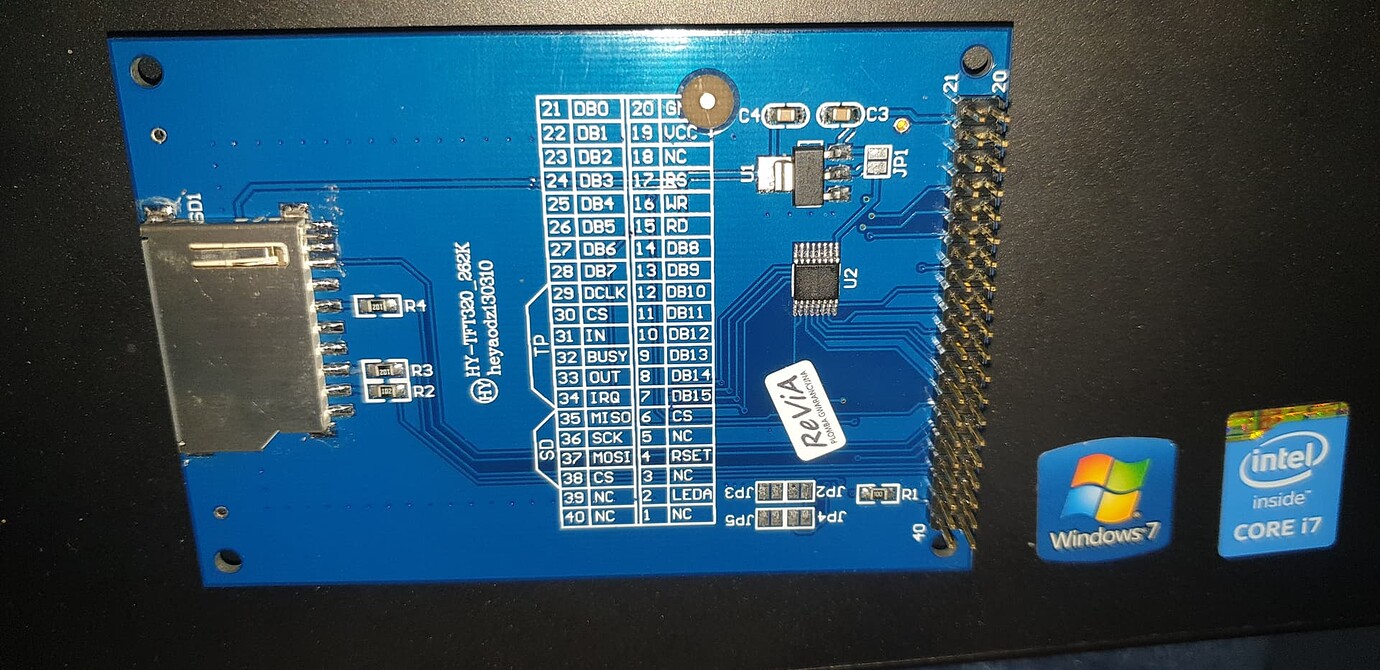 Connecting a 3.2'' TFT display to the Arduino Uno - Displays - Arduino ...