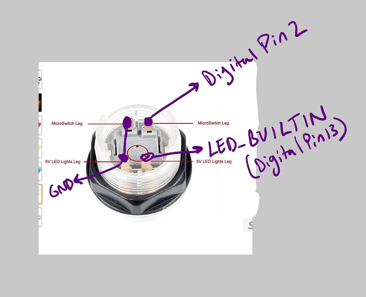 Using Arcade Buttons [solved] - General Guidance - Arduino Forum