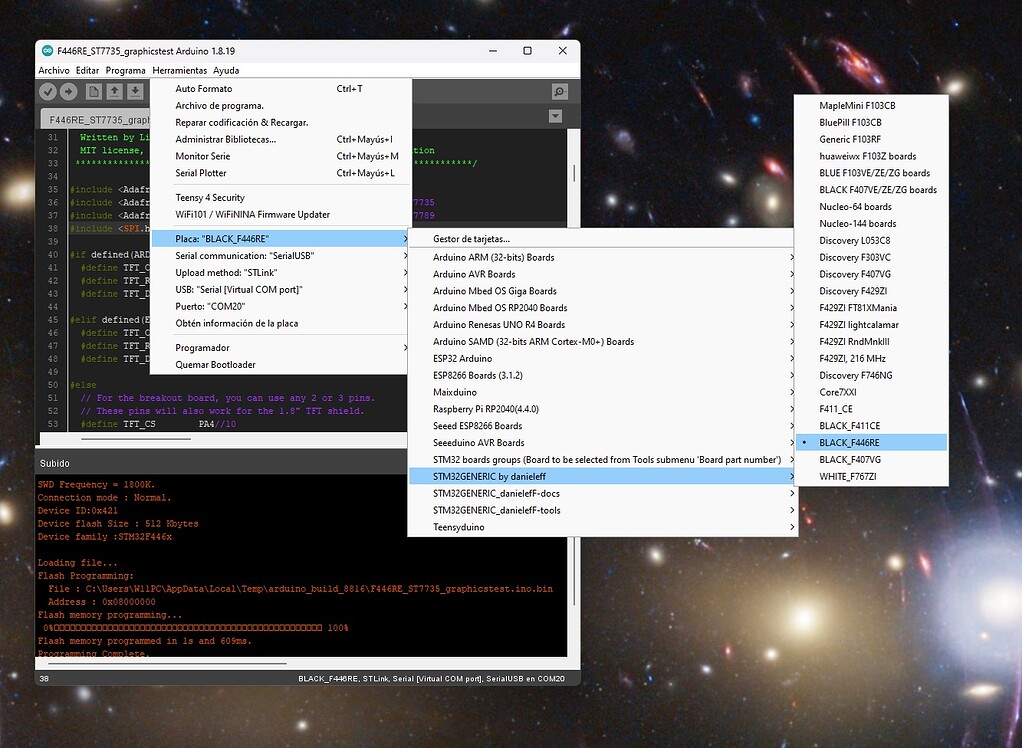 Stm32f103c8t6 with lcd ST7735 - Displays - Arduino Forum