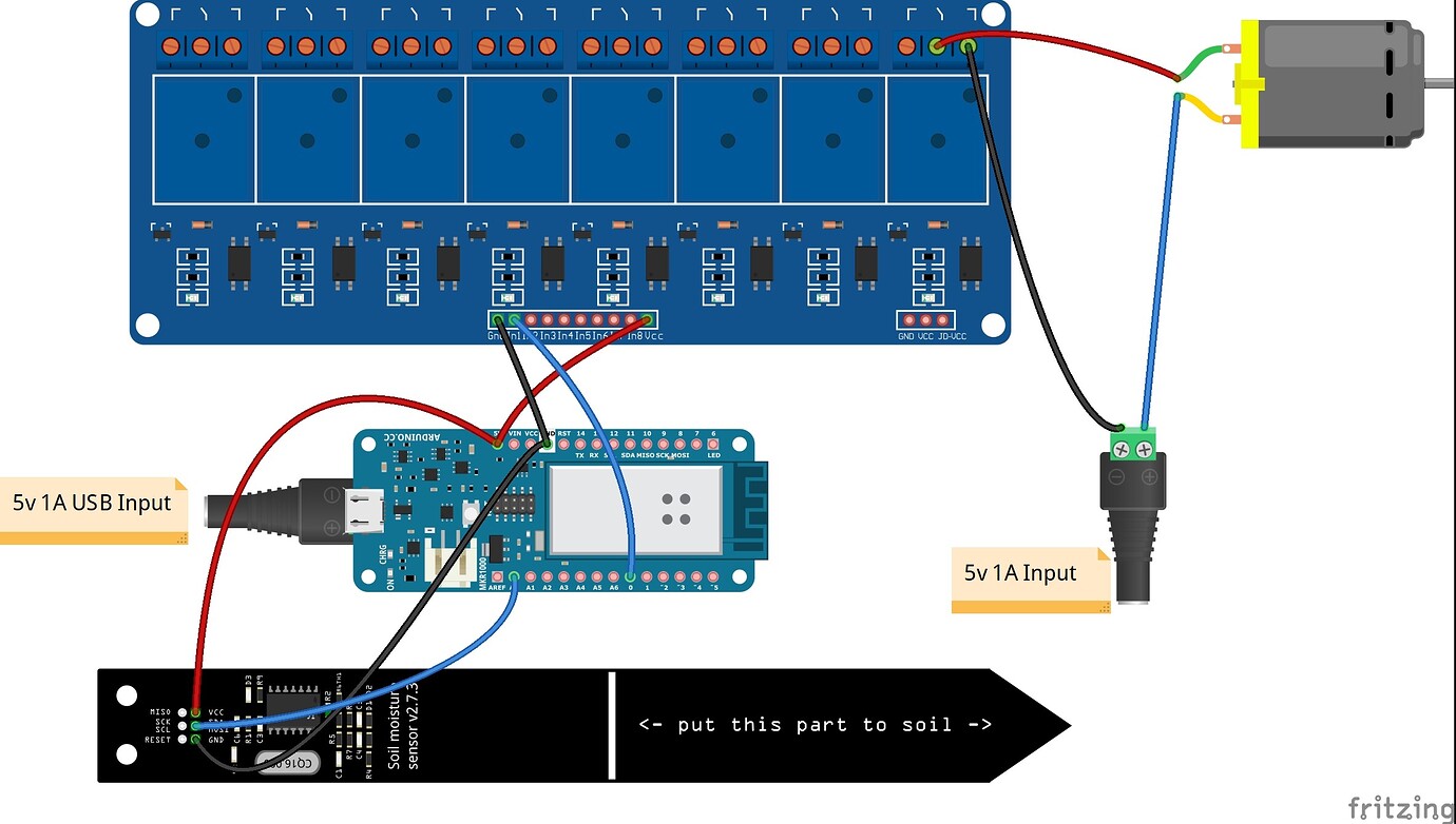Soil moisture sensors + Water Pump automation - General Guidance ...