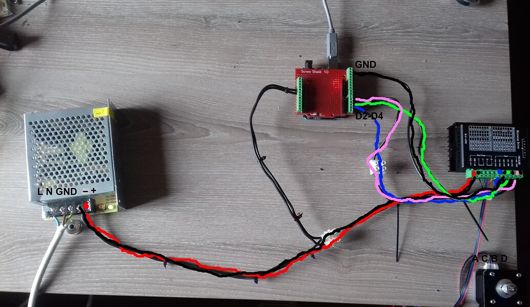 Issues running a NEMA 17 Stepper in combination with a TB6600 Stepper Driver - Motors, Mechanics ...