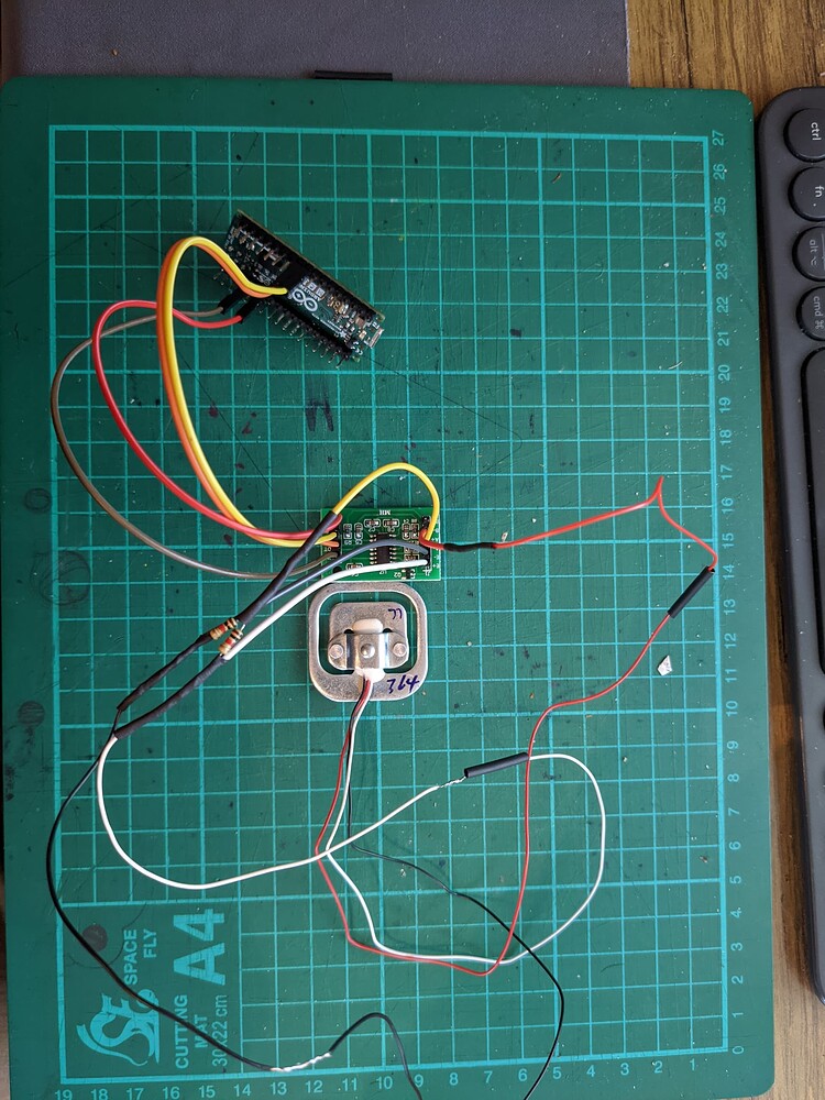 HX711 Amplifier with 50kg load cell - Values fluctuating constantly ...