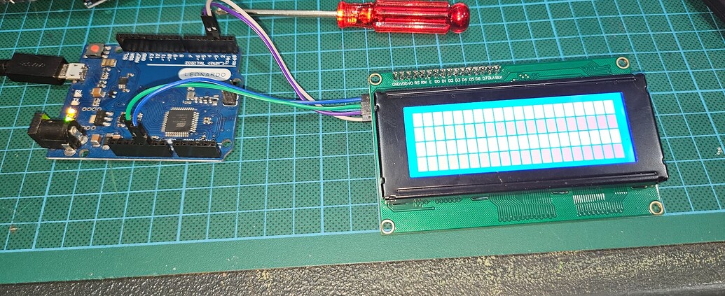 Lcd 20x4 i2c to leonardo - General Electronics - Arduino Forum