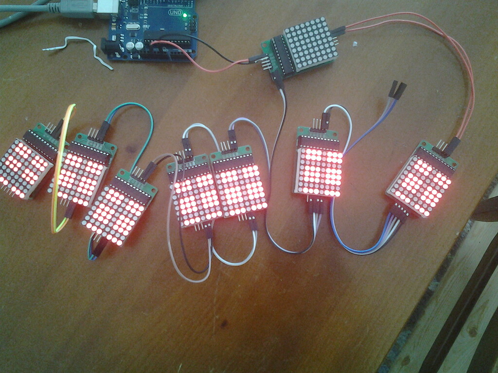 Max7219 Leds And Multiplexing Arduino Forum 