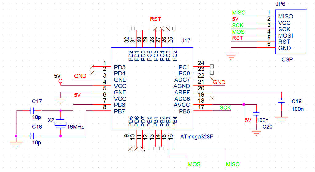 Problema con el funcionamiento de ATMEGA328P AU despues de pocos minutos - Hardware - Arduino Forum