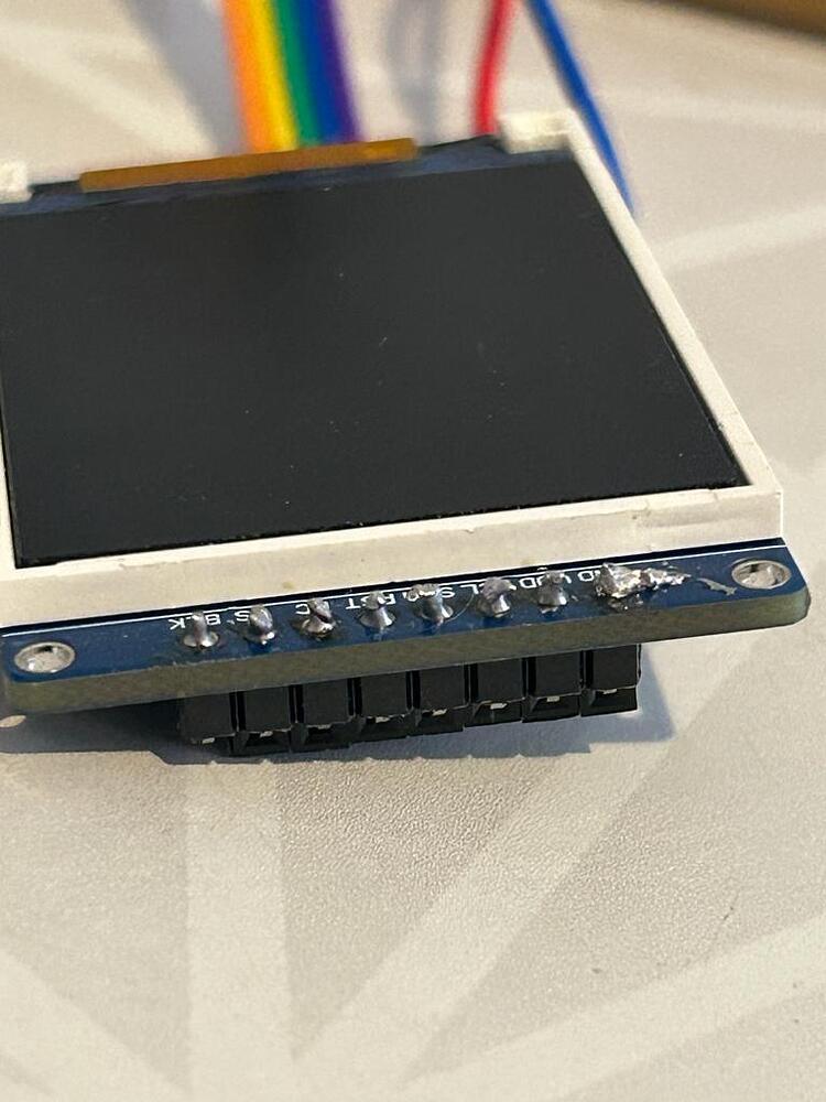 Weird white accent on 1.8" TFT SPI Display (solved) - Displays - Arduino Forum